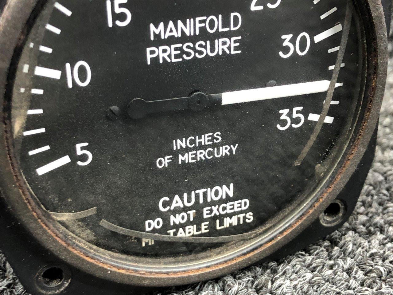 6111 (ALT: A600-6) United Instruments Manifold Pressure Indicator