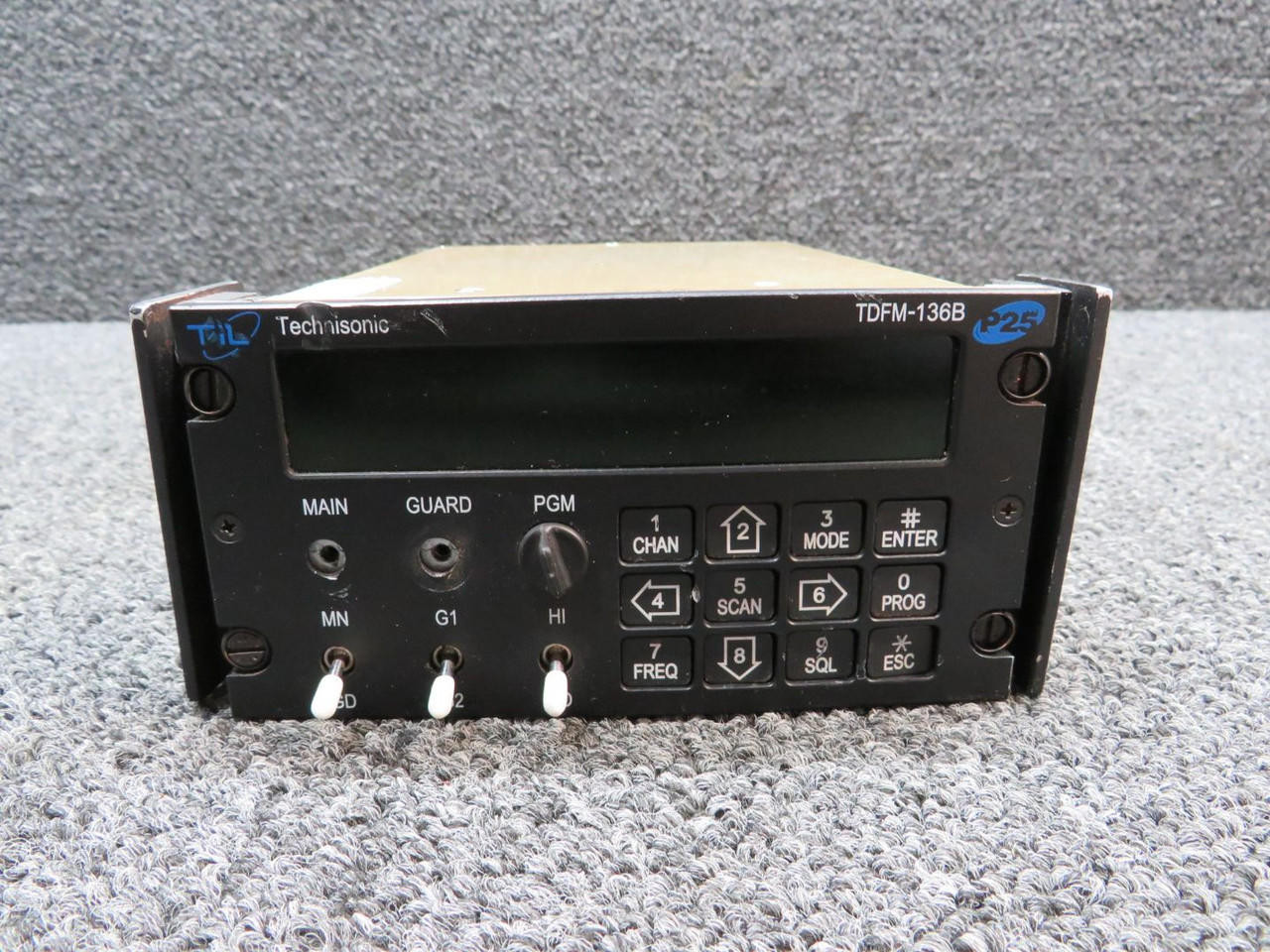 081252-1-10 Technisonic TDFM-136B Digital VHF, FM Transceiver with Mods ...