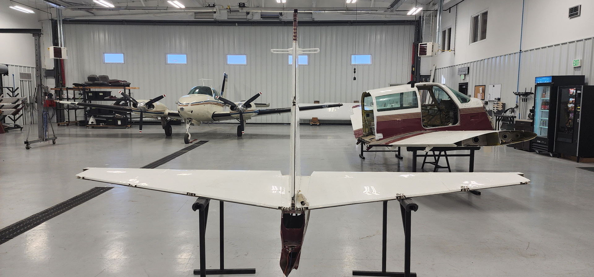 Mooney M20K Horizontal and Vertical Stabilizer Empennage Assembly