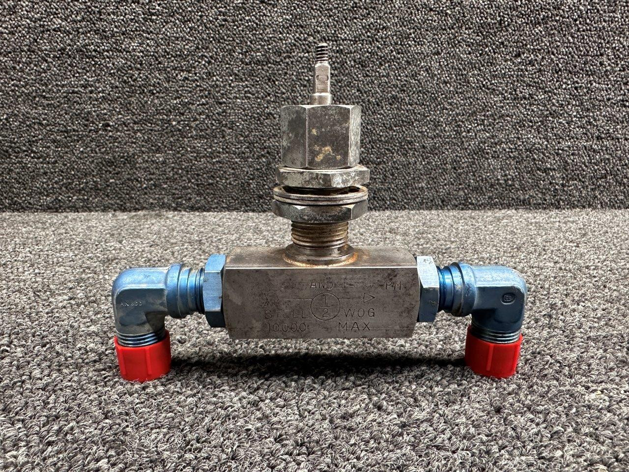 TSLA85800 Cessna A188B Marsh Instrument Shut-Off Valve Assembly For Sale