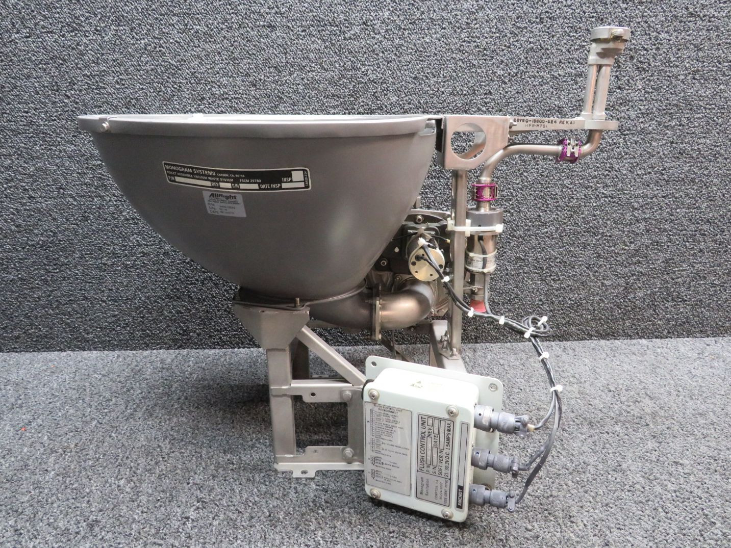 14400-230A2 Monogram Systems Vacuum Waste Management Toilet Assembly Unit