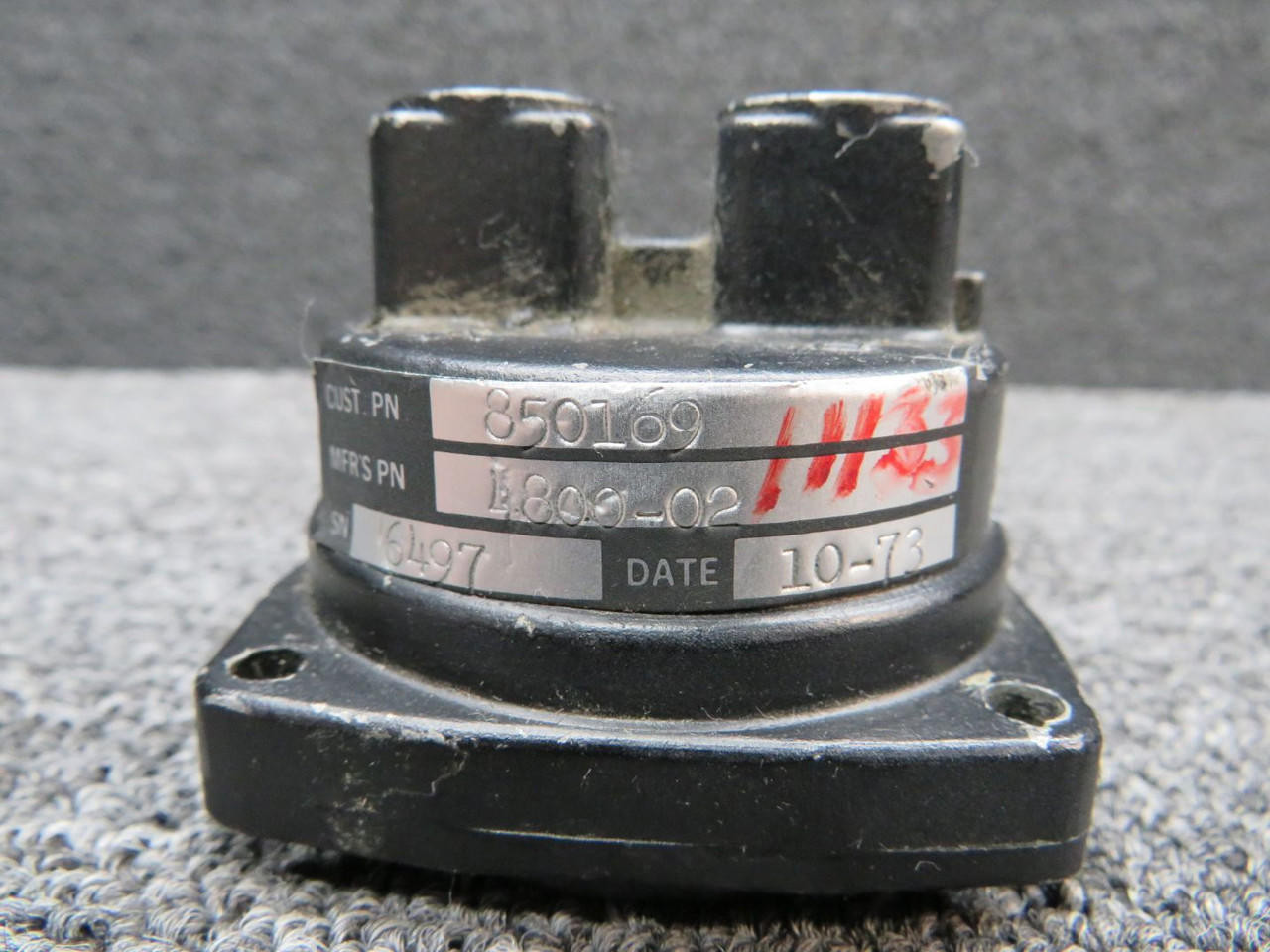 850169 Alternative Part Number 4800-02 Aeromach Aircraft Suction Indicator