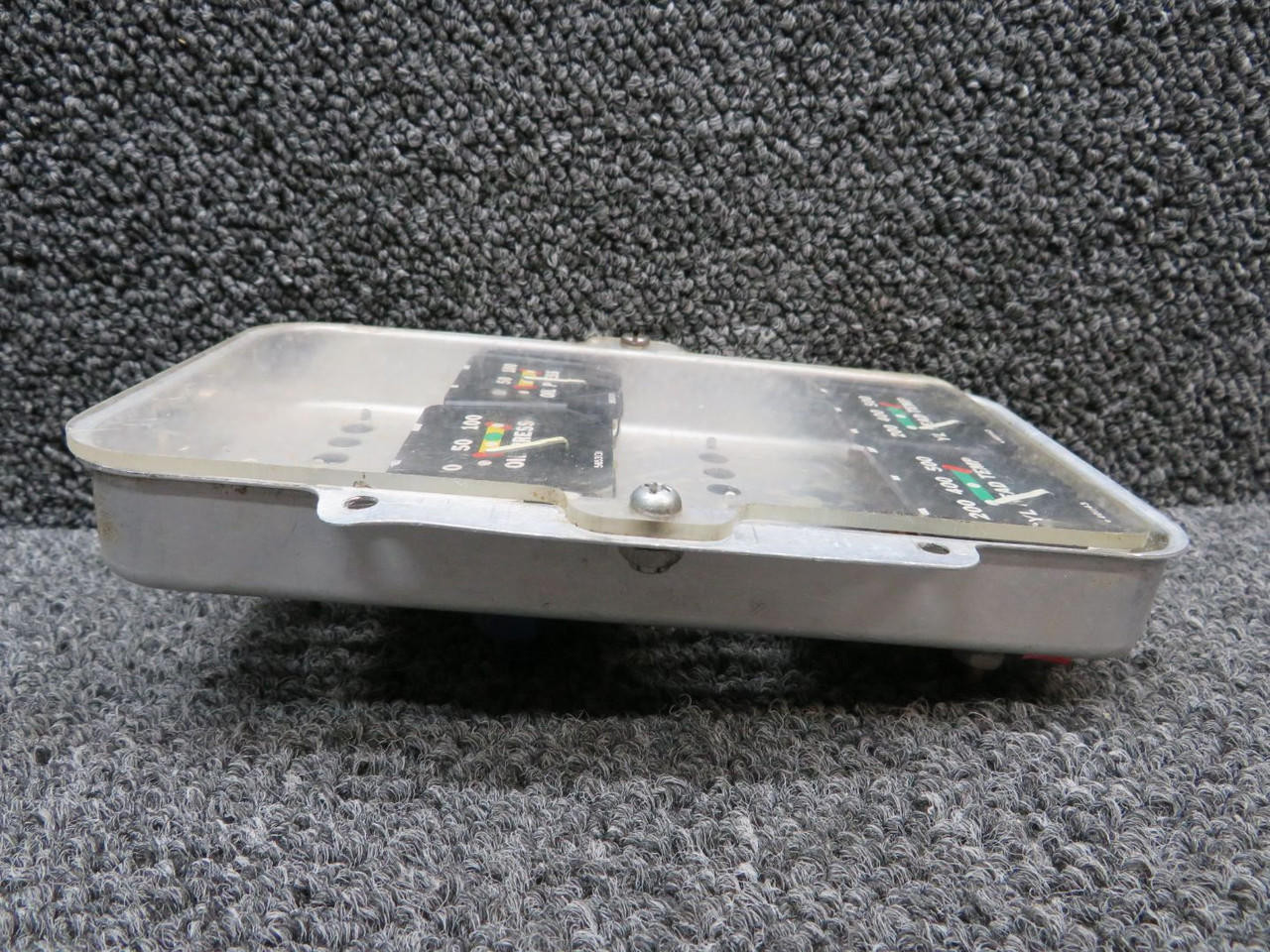 764-431 Piper PA30 Grey Faced Engine Gauge Cluster Assembly