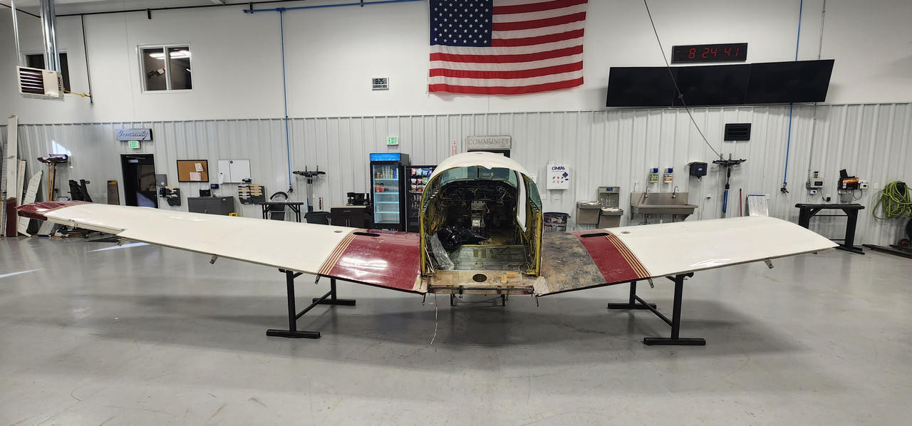 Mooney M20K Fuselage and Wing Assembly with Bill of Sale, Data Tag, and ...