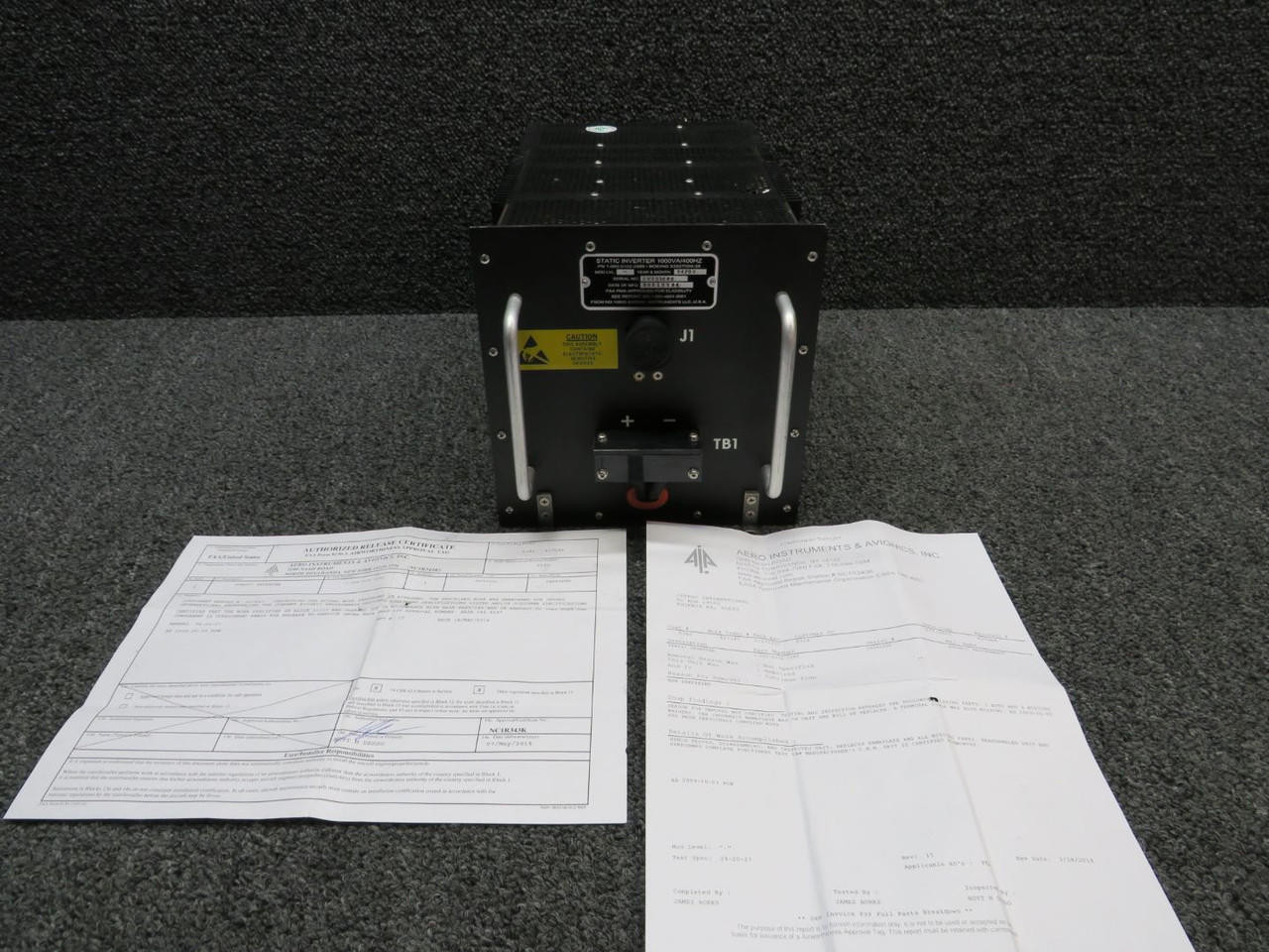 1-002-0102-2089 Aero Instruments & Avionics Static Inverter Assembly ...