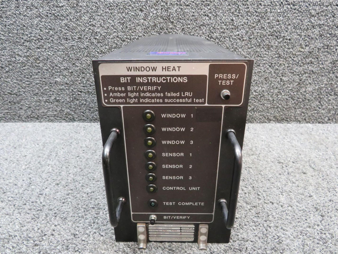 624066-5 Honeywell Aerospace Window Heat Control