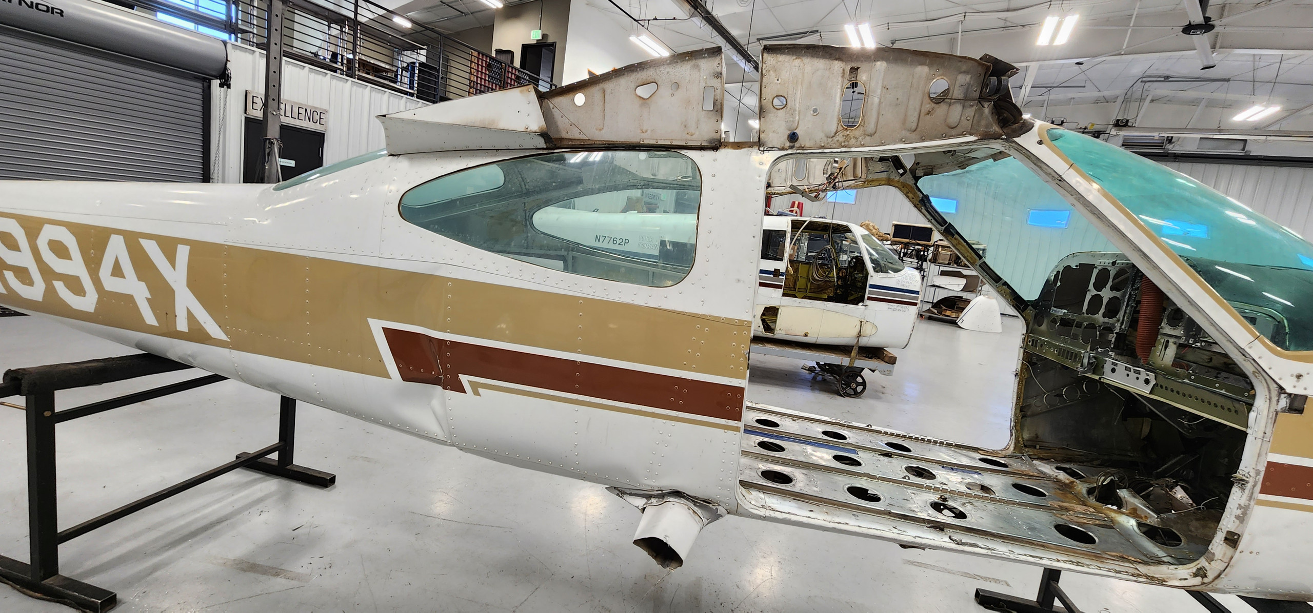 Cessna 177 Fuselage Structure With Bill of Sale, Data Tag ...