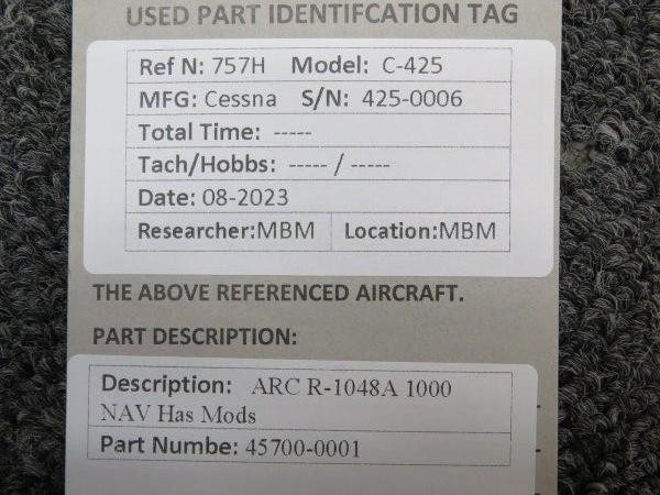 45700-0001 ARC R-1048A Modified 1000 Navigation Unit