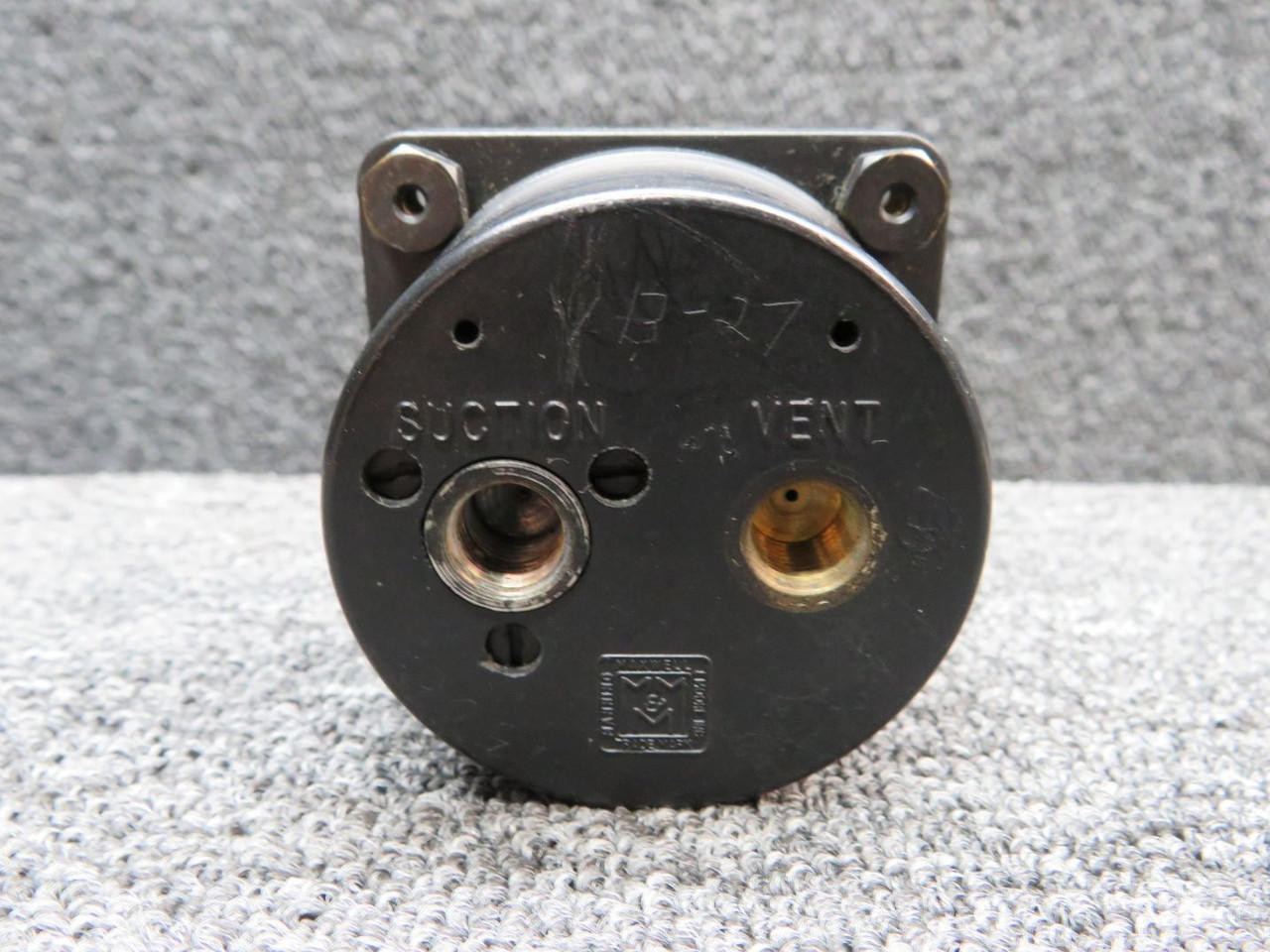 Manning Maxwell And Moore Suction Indicator Unit For Aircraft