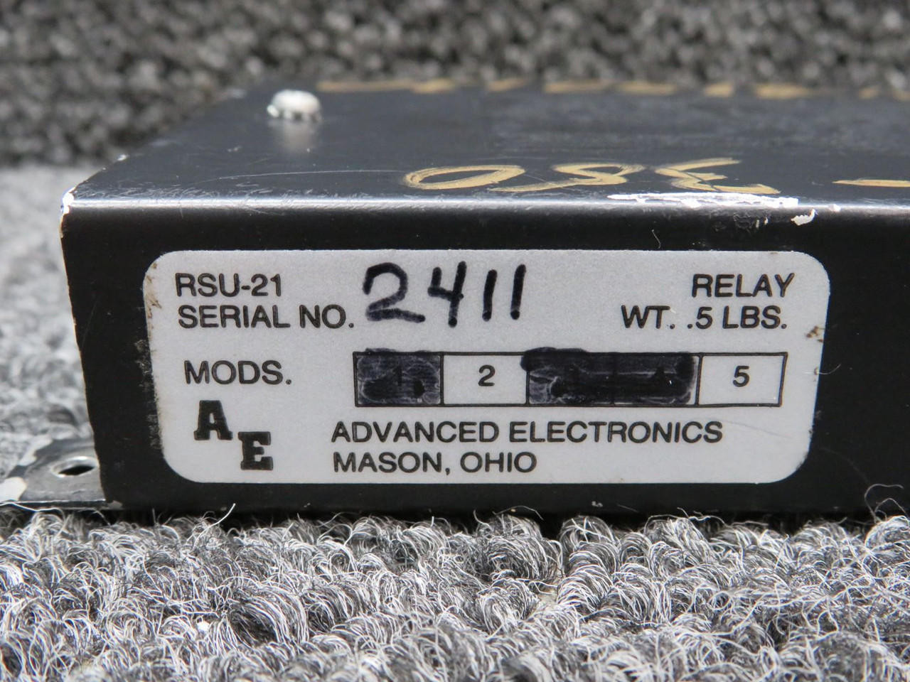 RSU-21 Advanced Electronics Relay and Modified Side Mounted Connector