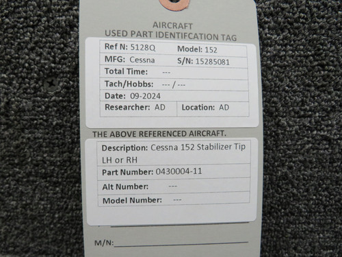 0430004-11 Cessna 152 Stabilizer Tip LH or RH For Sale