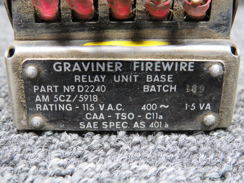 D2240 Graviner Relay Unit For Sale