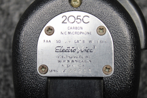 205C Electro Voice Handheld Microphone (Straight Jack) For Sale