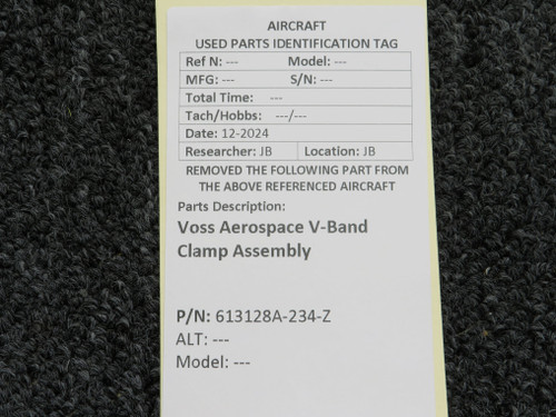 613128A-234-Z Voss Aerospace V-Band Clamp Unit