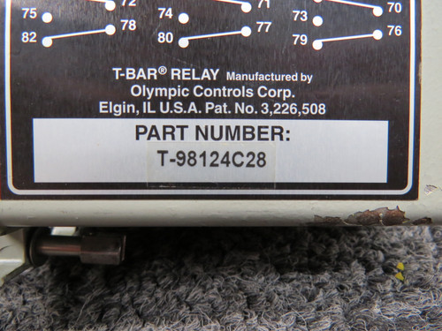 T-98124C28 Olympic Controls T-Bar Relay with Connector (Core) For Sale