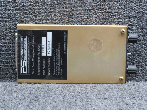11931A PS Engineering PM3000 Stereo Panel Mounted Aircraft Intercom For ...