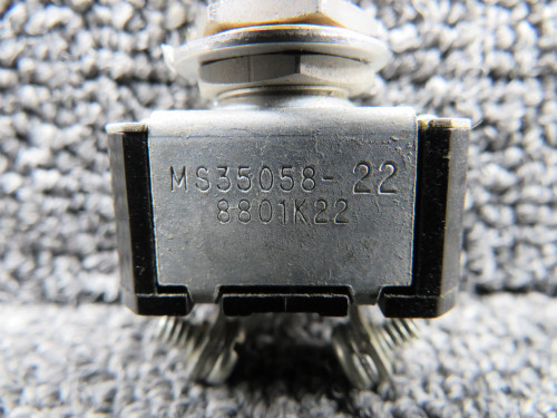 MS35058-22 (Alt: 8801K22) Cutler-Hammer Toggle Switch Unit For Sale