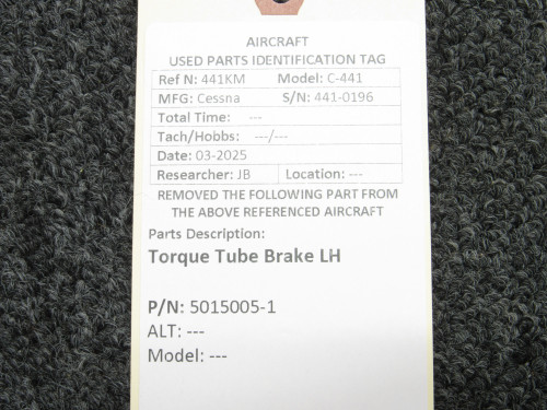 5015005-1 Cessna C-441 Torque Tube Brake LH For Sale