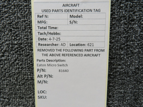 81640 Eaton Micro Switch For Sale