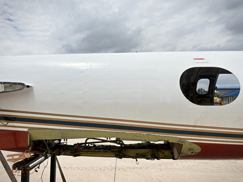 LearJet 24E Fuselage with Bill of Sale, Airworthiness, and Data Tag