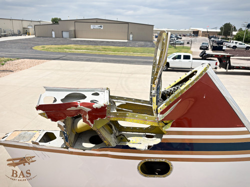 LearJet 24E Fuselage with Bill of Sale, Airworthiness, and Data Tag