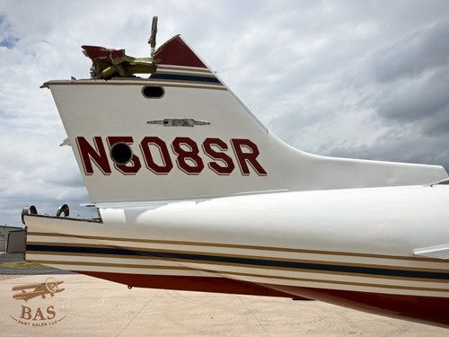 LearJet 24E Fuselage with Bill of Sale, Airworthiness, and Data Tag