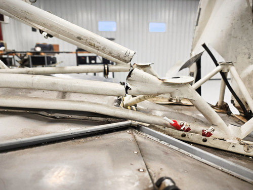 Robinson R44 Fuselage with Bill of Sale, Tag, and Log Books