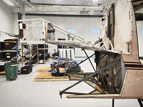 Robinson R44 Fuselage with Bill of Sale, Tag, and Log Books