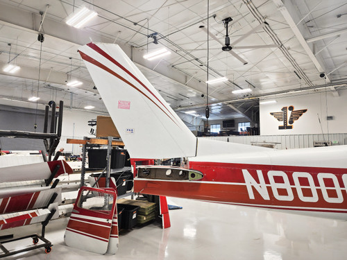 Cessna 175A Fuselage with Bill of Sale, Data Tag, and Log books