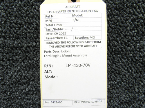 LM-430-70V Lord Engine Mount Assembly For Sale