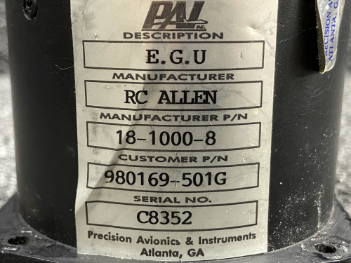 18-1000-8 (Alt: 980169-501G) RC Allen Tri-Engine Indicator for Sale