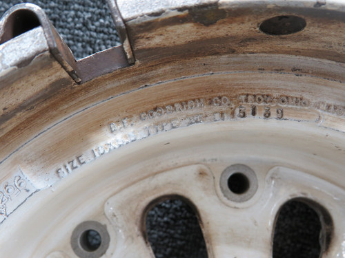 101-8001-47 B.F. Goodrich Type 10x5.5 Wheel Assembly For Sale