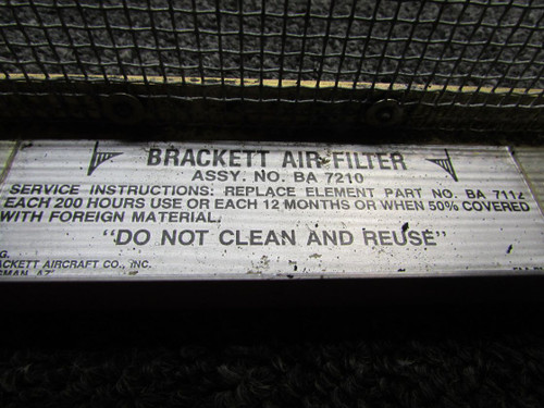 BA-7210 Beech V35 Brackett Aircraft Air Filter Bracket Assembly with ...