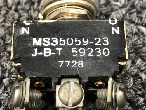 MS35059-23 JBT Toggle Switch Assembly For Sale