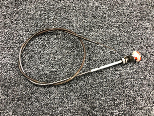 0713302-7 (Use: S1239-4) Cessna 172C Mixture Control Cable- 43-1/4”