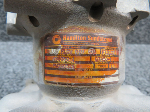 796050-1 Hamilton Sundstrand Fuel Distribution Valve With 8130-3 Inspected