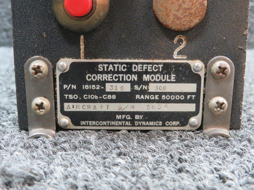 18152-316 Intercontinental Dynamics Static Defect Correction Module ...