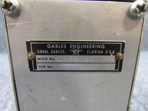 Gables G-3000 Radar Mode Selector Unit For Sale