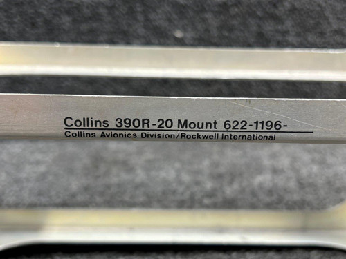 622-1196 Collins Avionics 390R-20 DME-40 Dual Mounting Tray For Sale