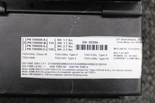 EDM-960 JPI Twin Engine Monitoring System- Has Data Units, Harness ...