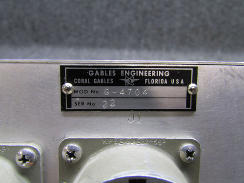 Gables Engineering G-4704 VHF Navigation-Communication Unit For Sale