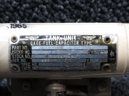 381096-17643 Simmonds Precision Tank Unit Fuel Capacitor For Sale