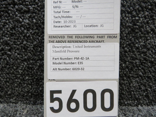 PM-42-1A Alternative Part Number 6020-32 United Instruments Code E35 ...