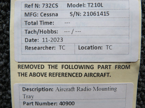 40900 ARC Radio Mounting Tray For Sale