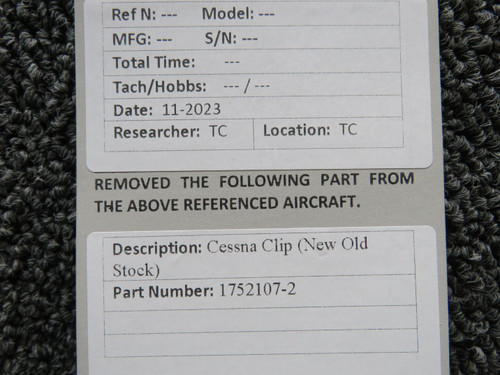 1752107-2 Cessna Clip New Old Stock