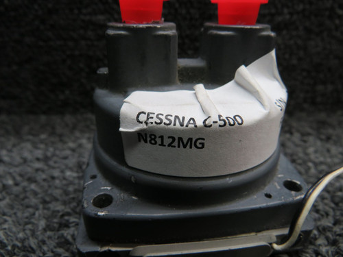 Cessna Gyro Pressure Indicator, Lighted with Illegible Data Tag