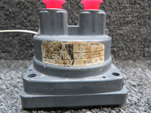 Cessna Gyro Pressure Indicator, Lighted with Illegible Data Tag