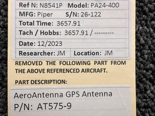 AT575-9 AeroAntenna GPS Antenna For Sale