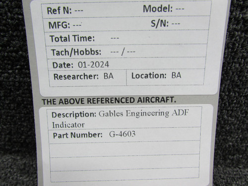 G-4603 Gables Engineering ADF Control Unit