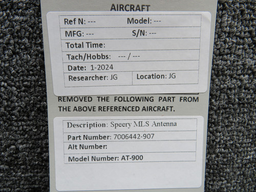 7006442-907 Speery AT-900 MLS Antenna Unit